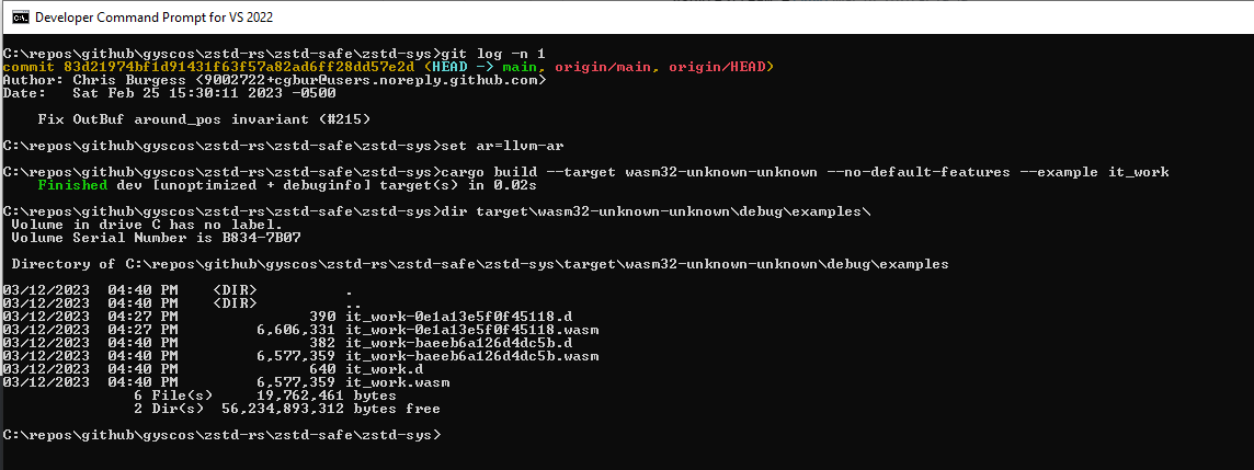 Not Compiles Wasm Target On Windows · Issue 151 · Gyscoszstd Rs · Github