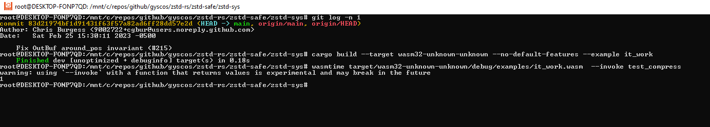 Not Compiles Wasm Target On Windows · Issue 151 · Gyscoszstd Rs · Github