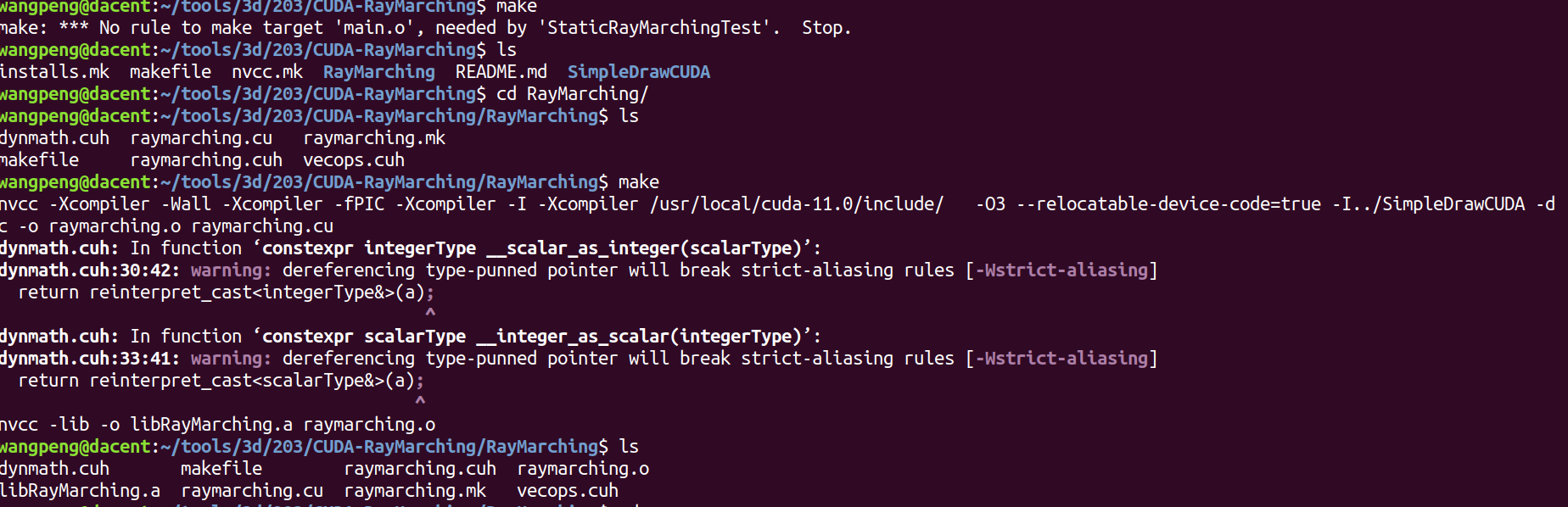 Errors when building the project · Issue #1 · Megacrafter127/CUDA-RayMarching · GitHub