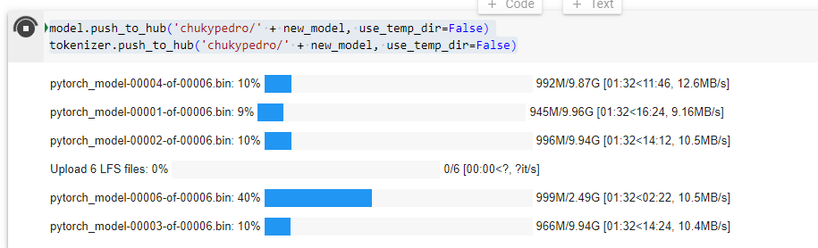 Why does Hugging Face's push_to_hub convert saved models to .bin instead of using safetensor ...