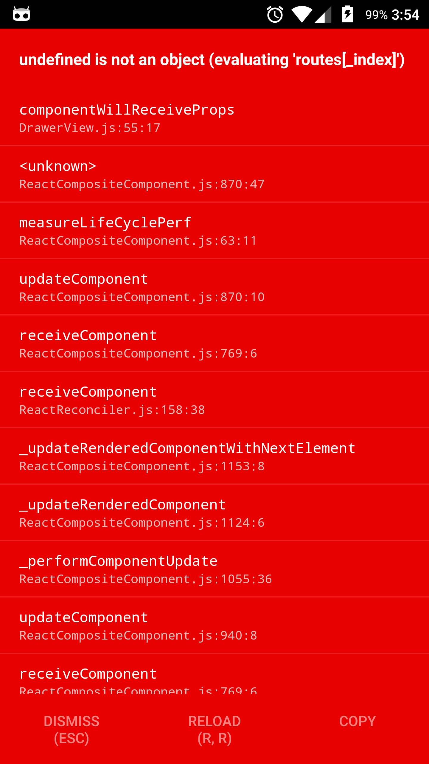 Drawernavigator Undefined Is Not An Object When Close It · Issue 1876 · React Navigation