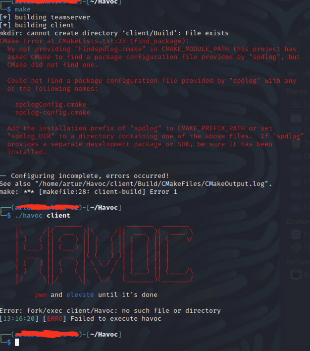 [Teamserver-Client--Bug]: · Issue #320 · HavocFramework/Havoc · GitHub