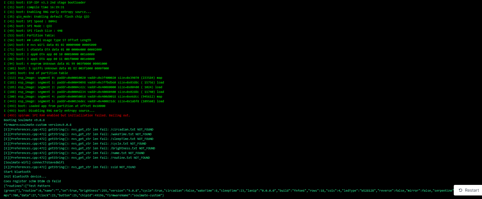 Esp32 Keeps Restarting · Issue 47 · Soulmate Lightssoulmate Ide · Github 