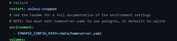Postgres docs page is written with non-containerised deployments in mind, and should cross ...