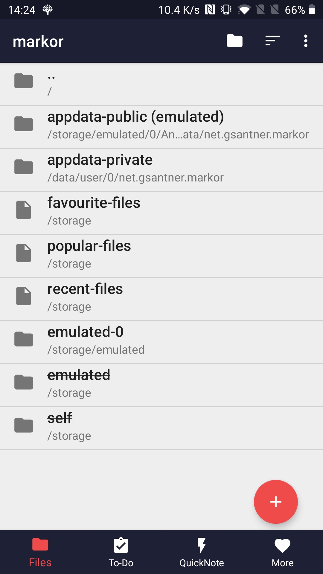 Change request: Interpret root as notebook folder instead of system ...
