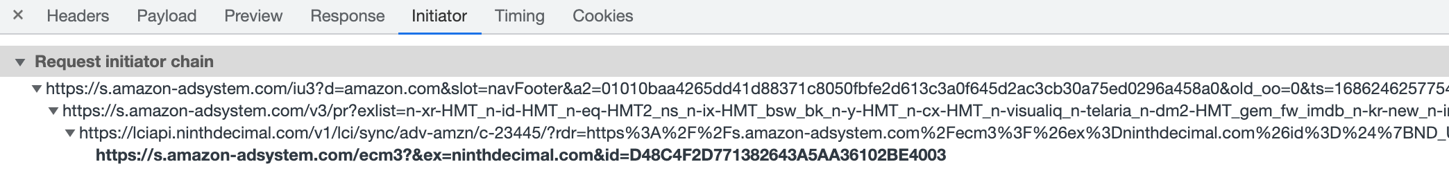 [Feature] Expose Request Initiator Chain For Intercepted Network Requests · Issue #23778 ...
