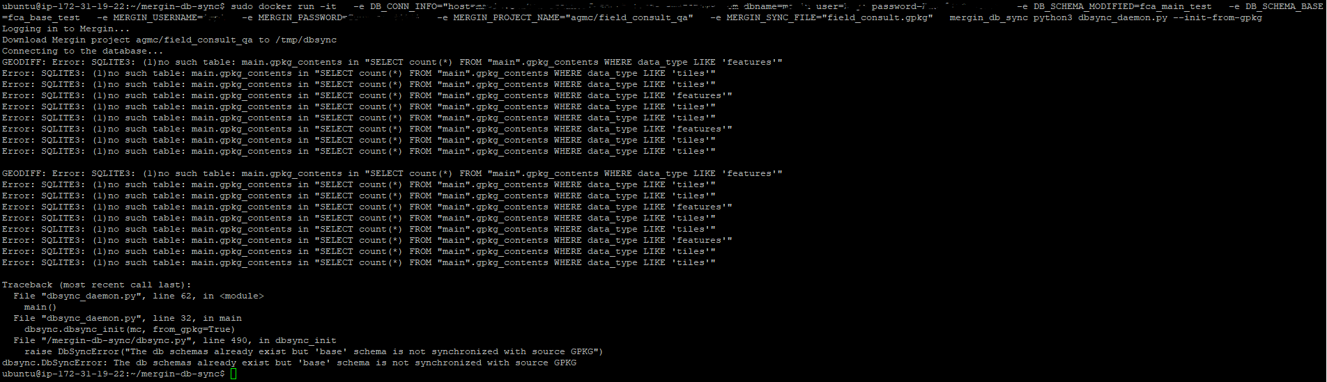 Tool Fails To Restart After Its Stopped · Issue 30 · Merginmaps Db Sync · Github
