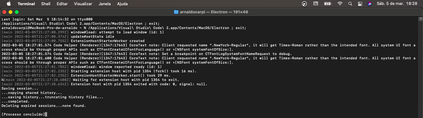 VsCode does not open after changing MACOS user folder. · Issue #144445 ...