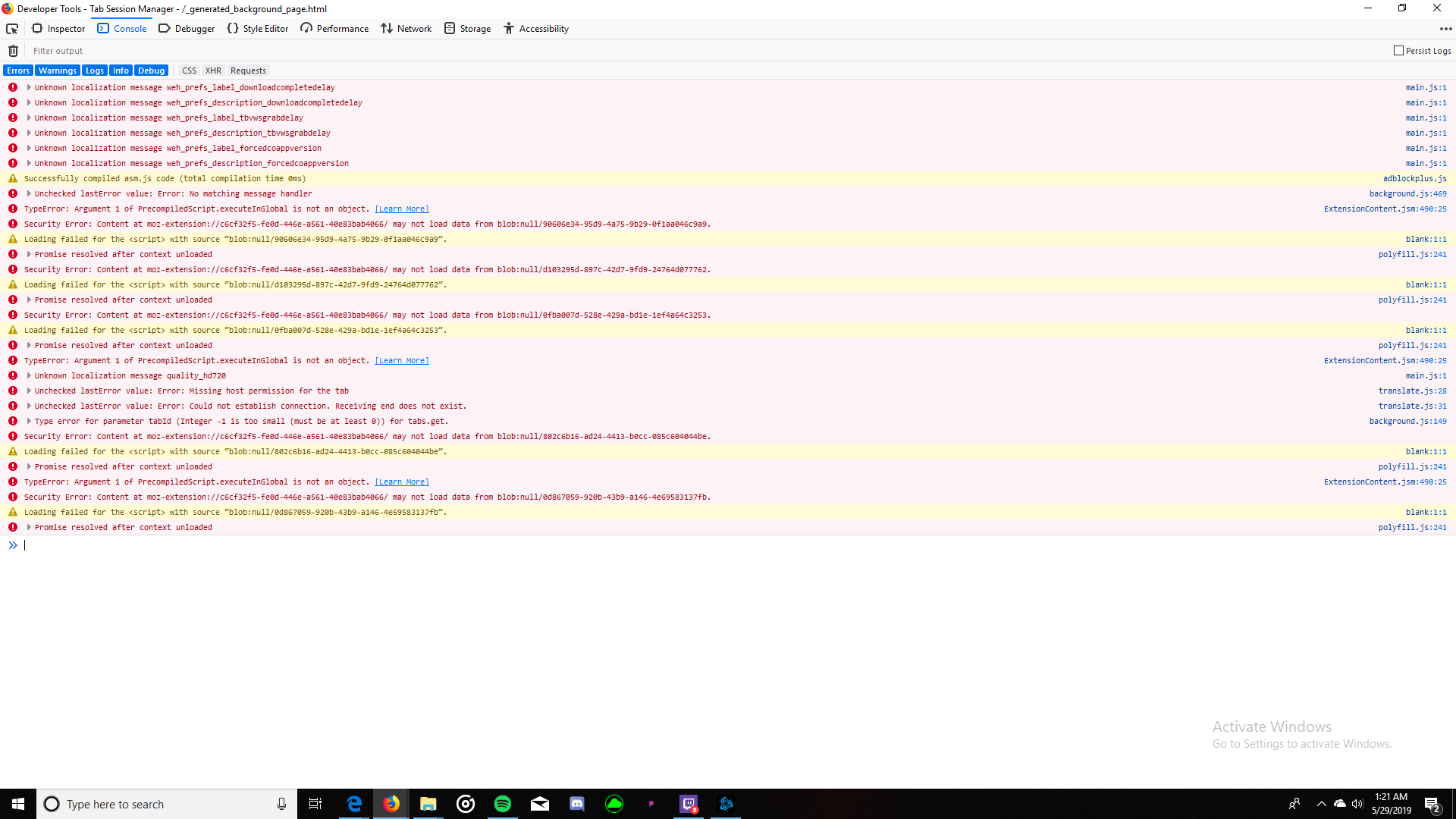 tab session manager not showing any of my previous saved sessions please help ? · Issue #407 ...