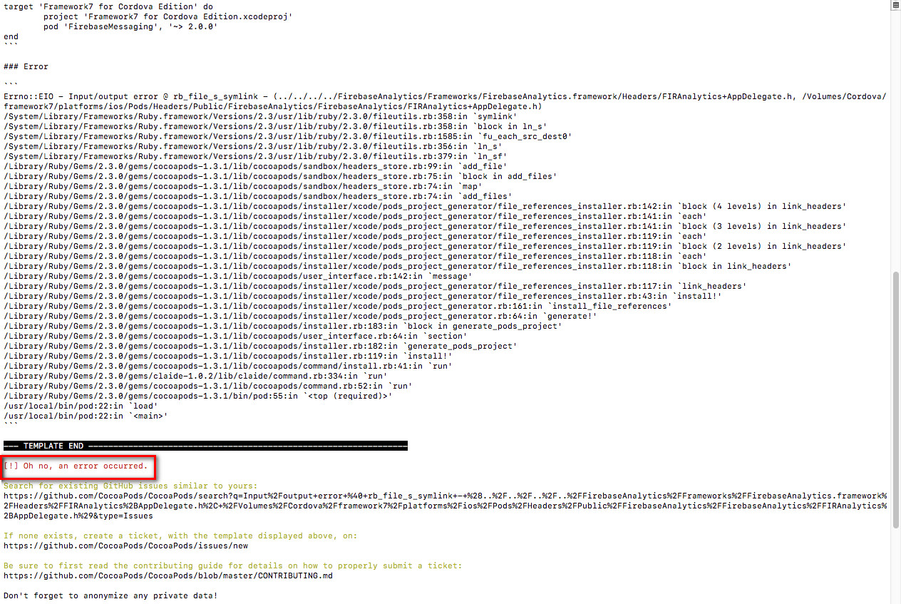 Cordova Ios 452 Build Fail With Plugin 21 · Issue 2039 · Phonegapphonegap Plugin Push · Github