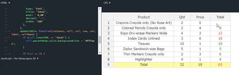 input mask decimal setting problem · Issue #614 · jspreadsheet/ce · GitHub