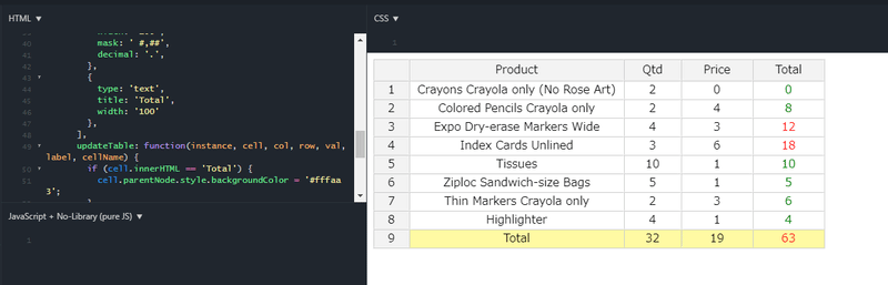 input mask decimal setting problem · Issue #614 · jspreadsheet/ce · GitHub