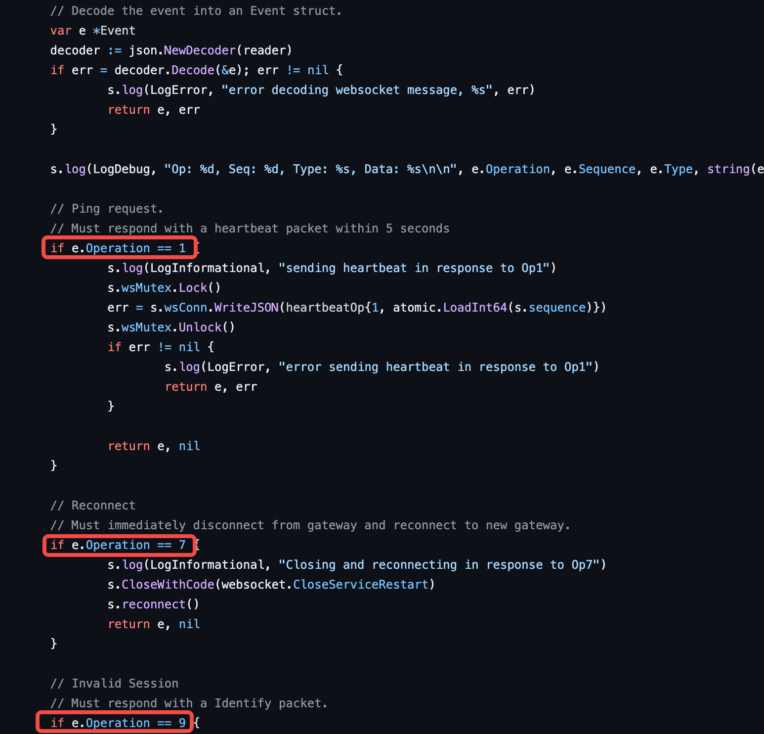 Use Enum Replace Magic Number In Event Opeation · Issue 1448 · Bwmarrin Discordgo · Github