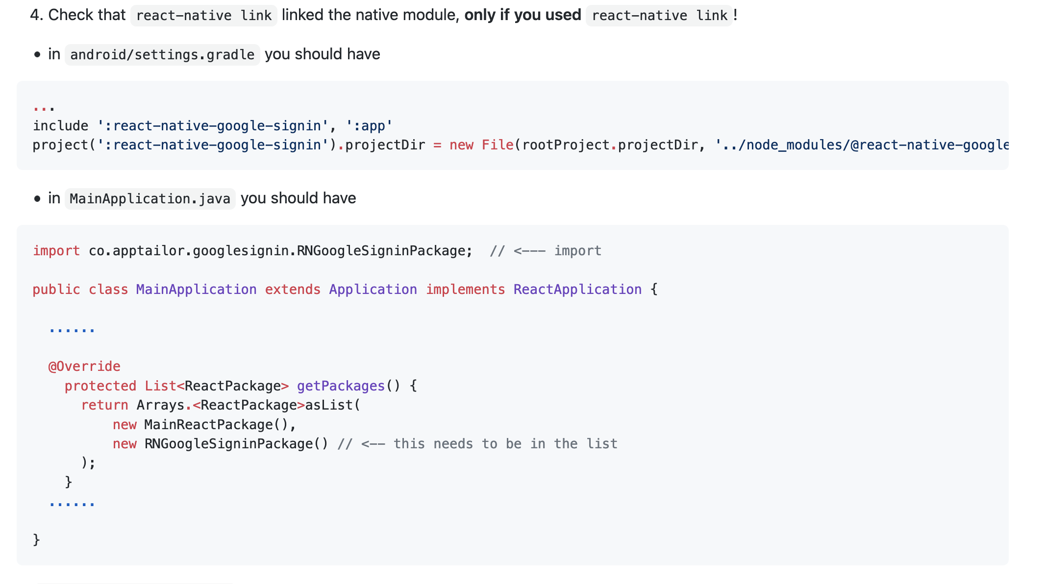 > Task :react-native-google-signin:verifyReleaseResources FAILED · Issue #965 · react-native ...