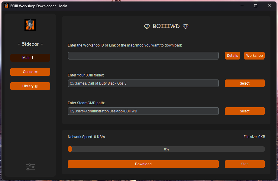 GitHub - faroukbmiled/BOIIIWD: Black Ops 3 GUI Workshop downloader