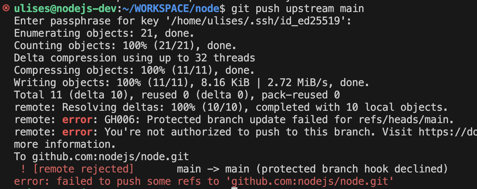 Add push main permissions to releasers team · Issue #825 · nodejs/admin · GitHub