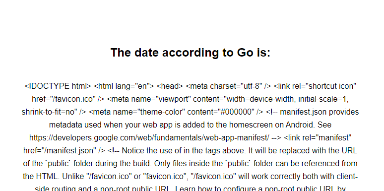 Go date time is not coming up with an error · Issue #3554 · vercel ...