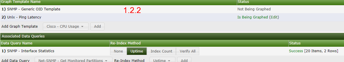 Cacti 123 Snmp Interface Statistics Graphs Cant Display · Issue