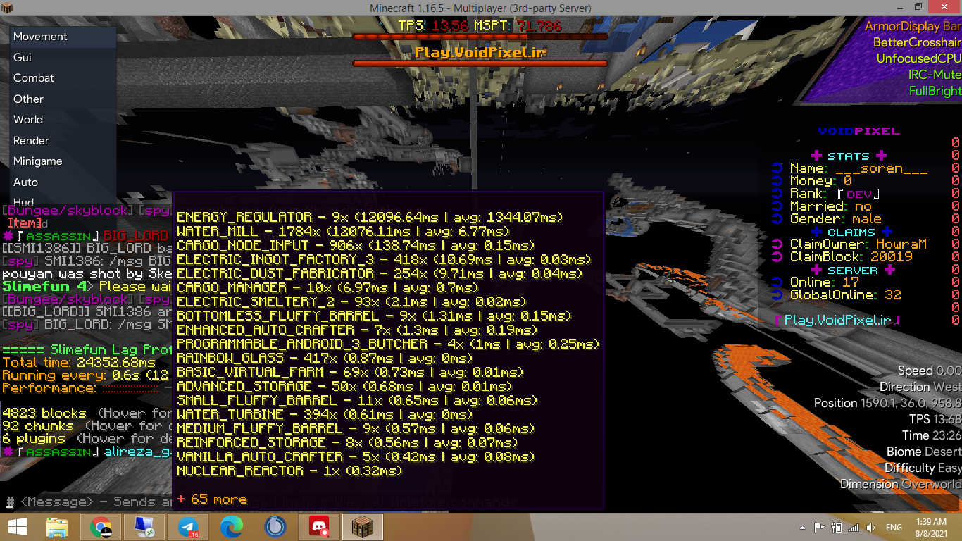 so much lag · Issue #104 · ProfElements/DynaTech · GitHub