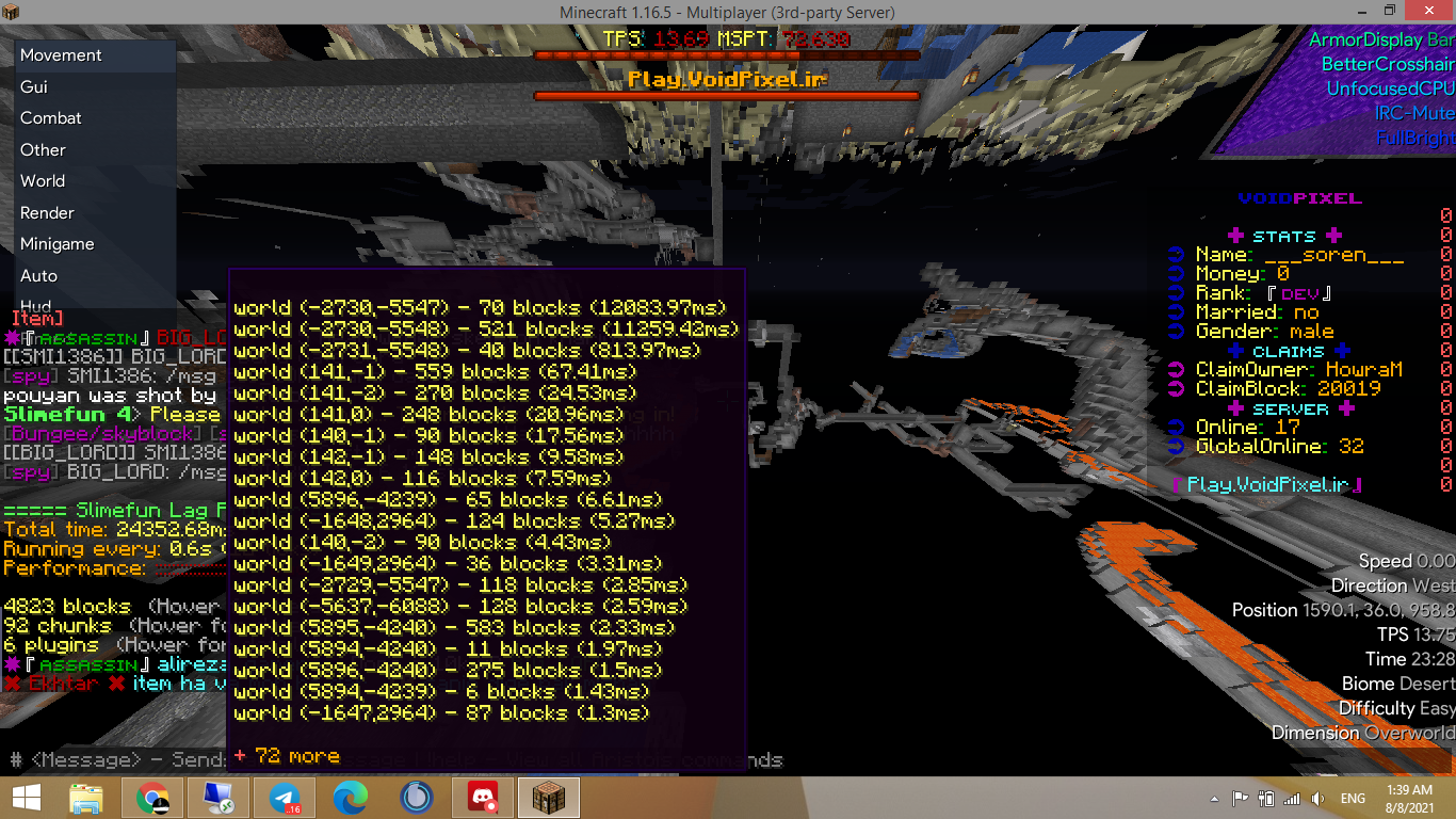 so much lag · Issue #104 · ProfElements/DynaTech · GitHub