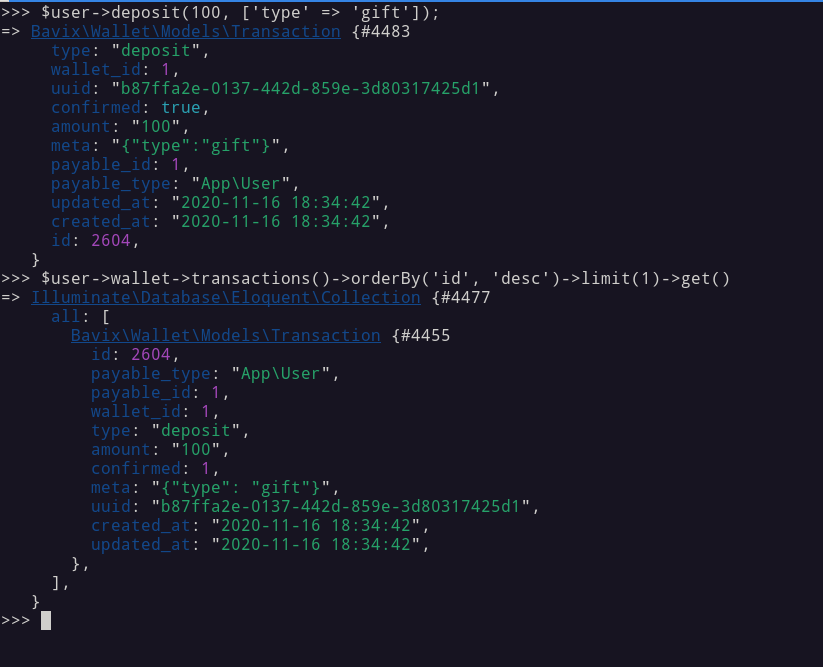 Deposit meta · Issue #277 · bavix/laravel-wallet · GitHub