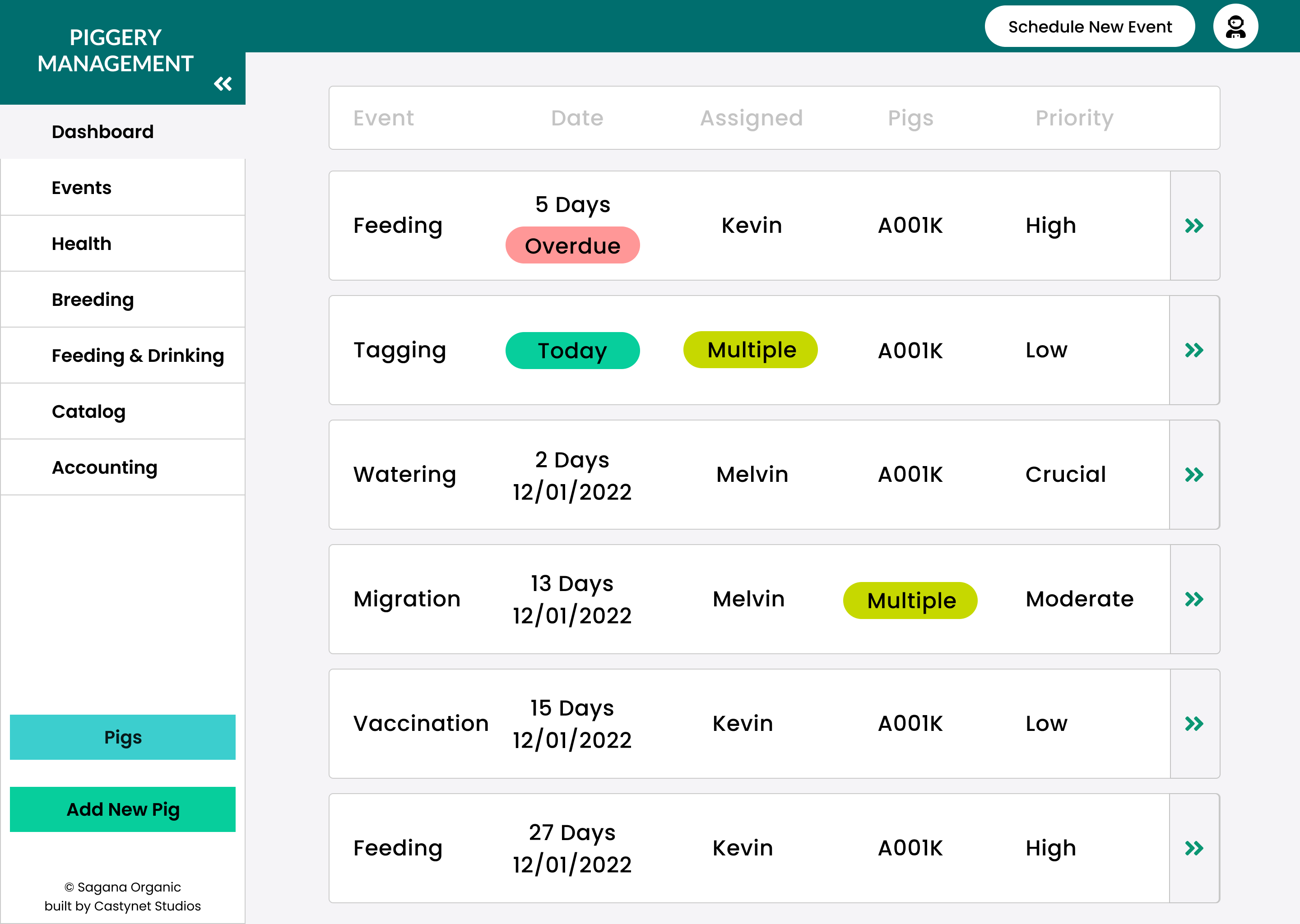 Events · Issue #13 · castynet-studios/pms-fe · GitHub