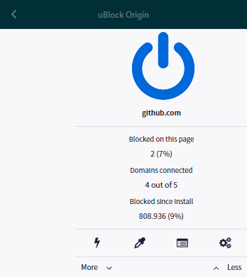 Wrong popup width after using Less/More · Issue #1485 · uBlockOrigin/uBlock-issues · GitHub