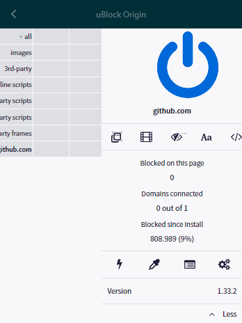 Wrong popup width after using Less/More · Issue #1485 · uBlockOrigin/uBlock-issues · GitHub