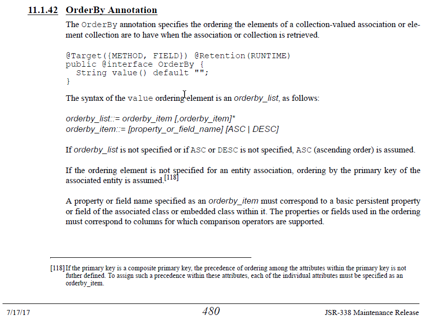 Support for custom expressions in @OrderBy annotation and ORDER BY clause · Issue #301 ...