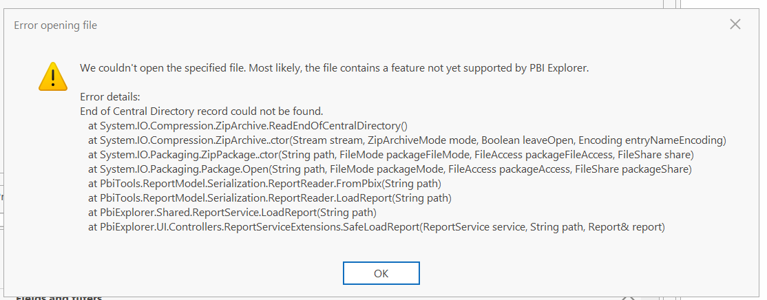 Error while opening a pbix connected to AAS in Live Connection · Issue ...
