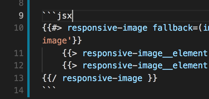 Handlebars Syntax Highlighting Missing From Markdown Files · Issue 24 · Microsoftvscode 