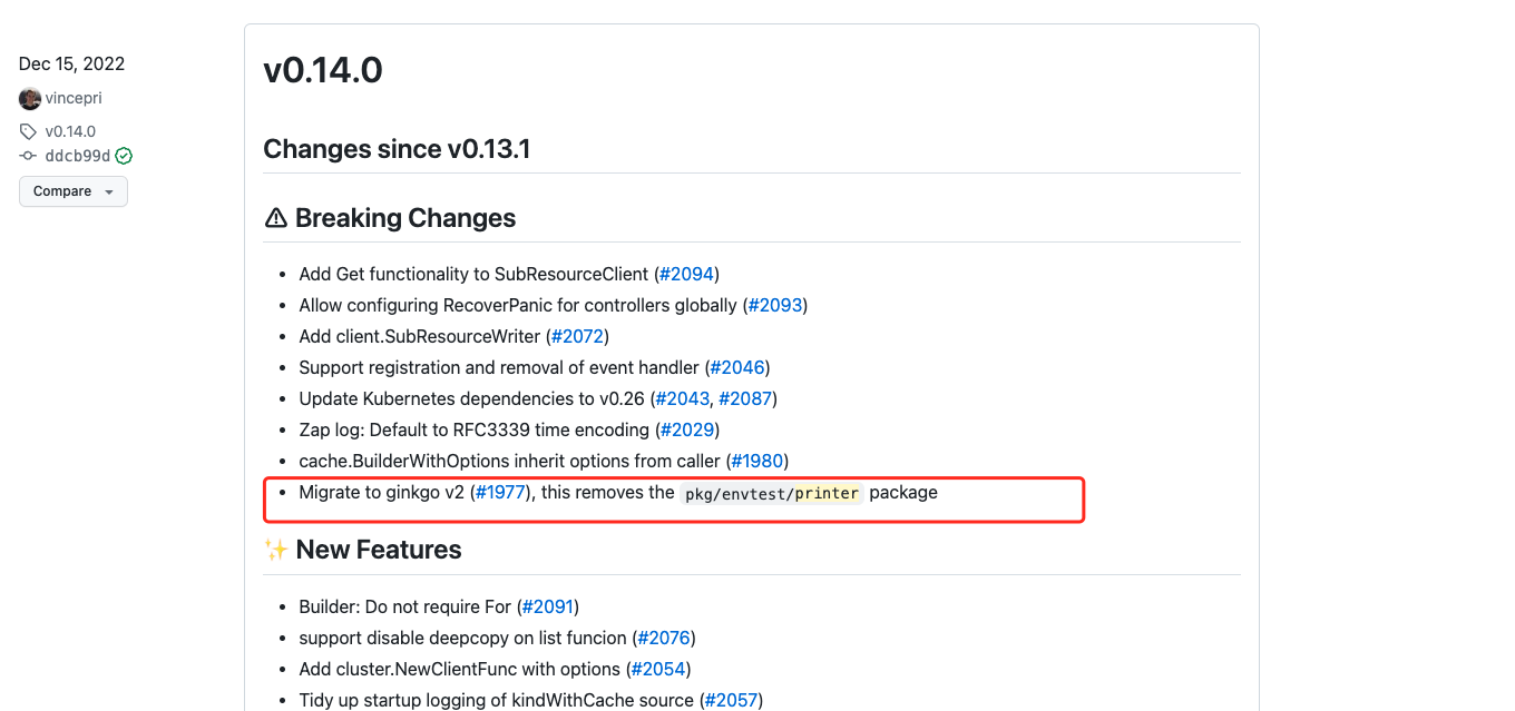 The Controller Runtime Version Is Too Early · Issue 1033 · Goharborharbor Operator · Github 