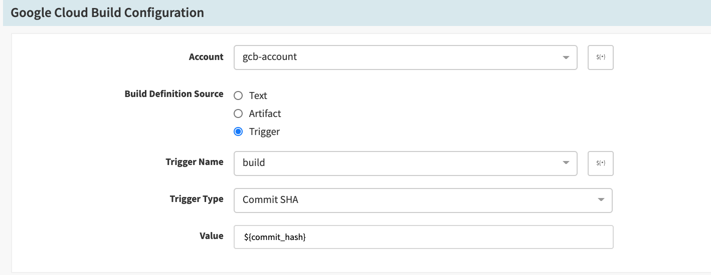 Google cloud build parameters · Issue #6308 · spinnaker/spinnaker · GitHub