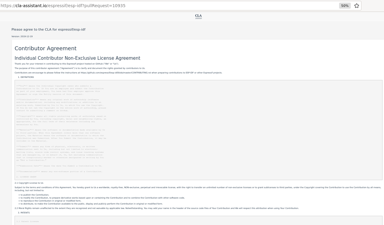 cla-assistant.io displayed agreement differ from source-code (IDFGH-9589) · Issue #10937 ...