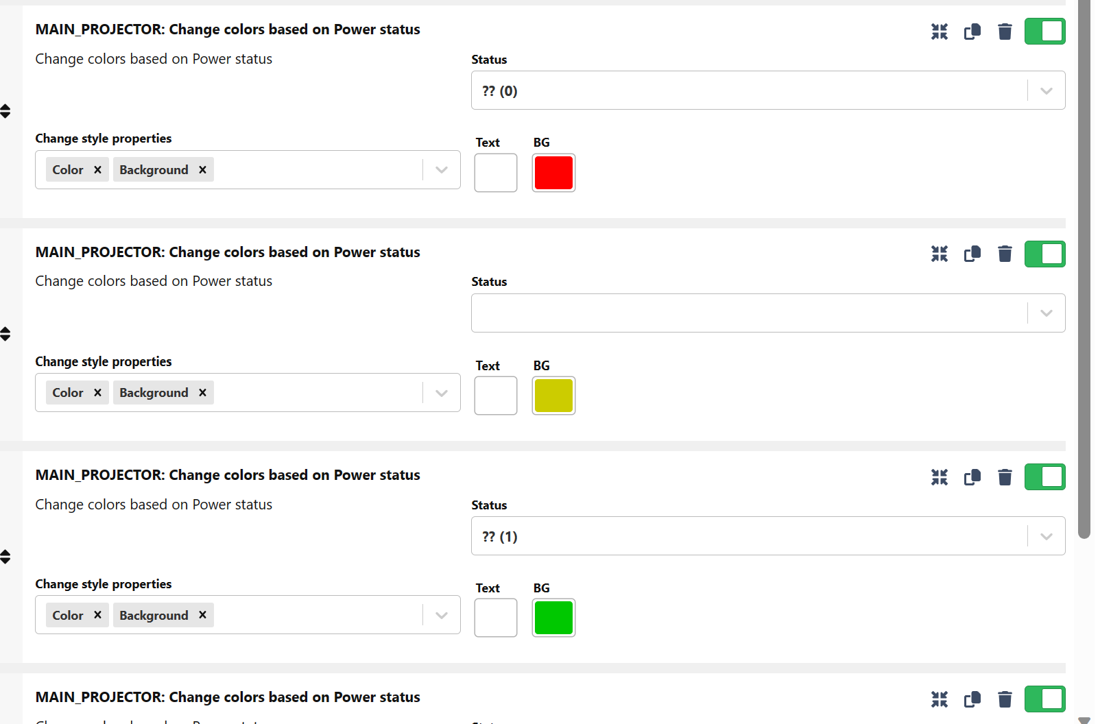 Feedback statuses in 3.0 RC1 · Issue #61 · bitfocus/companion-module-generic-pjlink · GitHub
