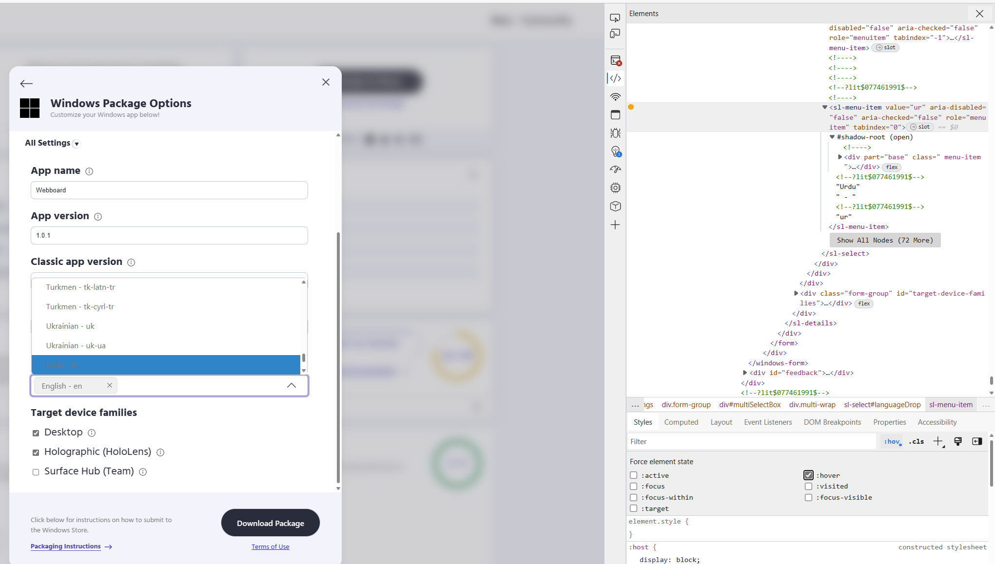Site Make Sure All Site Dropdowns Hover With Our Site Color On The `sl Menu Item` Not Just The