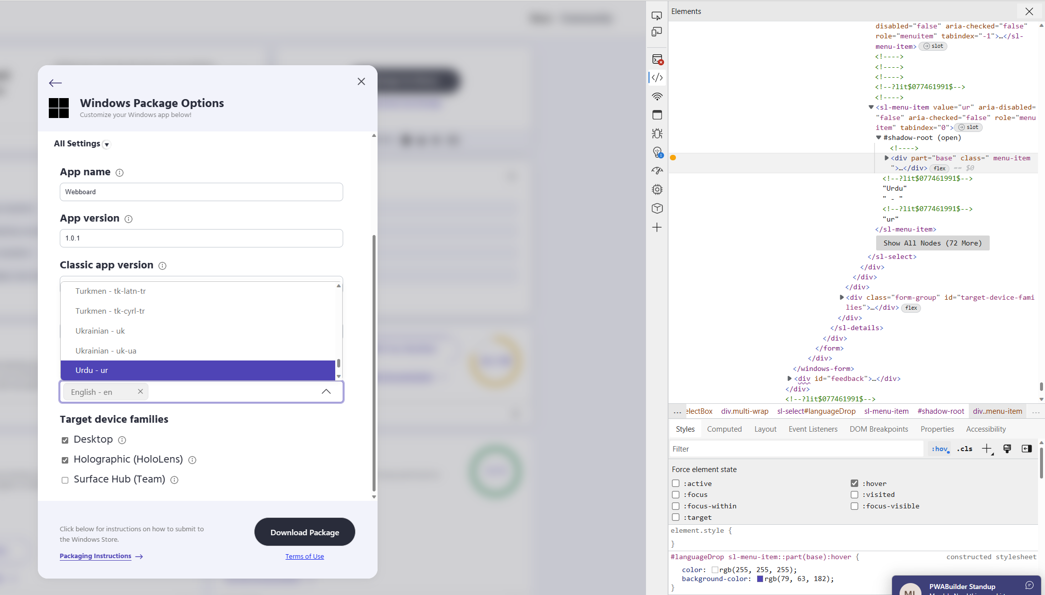 Site Make Sure All Site Dropdowns Hover With Our Site Color On The `sl Menu Item` Not Just The 