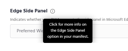 [BUG] edge_side_panel field has old tooltip in manifest editor · Issue #4046 · pwa-builder ...