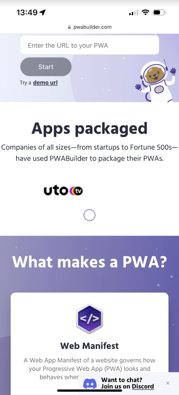 [Home Page Feedback] Pause/Play icon not appearing on safari · Issue #4343 · pwa-builder ...