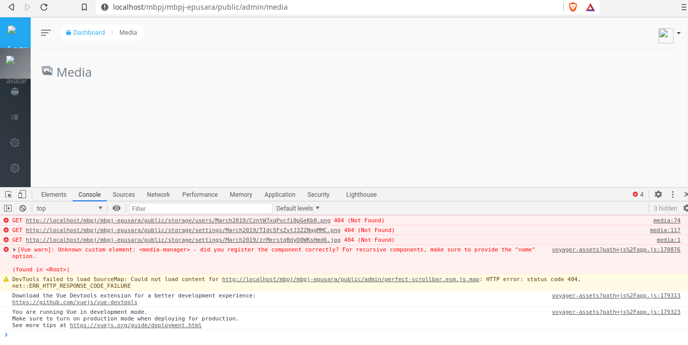 Voyager Media Manager Not Displaying Files · Issue 5442 · Thedevdojovoyager · Github 2646
