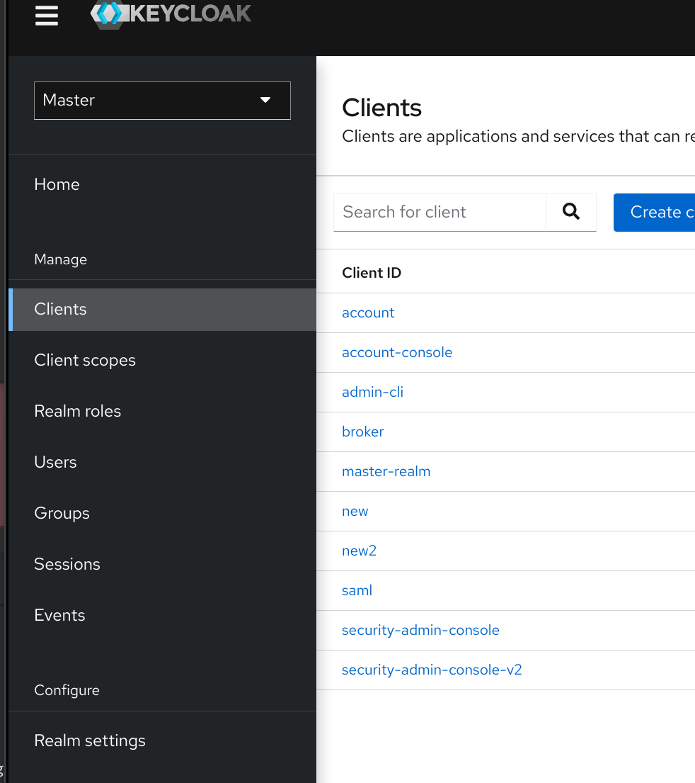 navigating in a section removes the active from the side menu · Issue #18795 · keycloak/keycloak ...