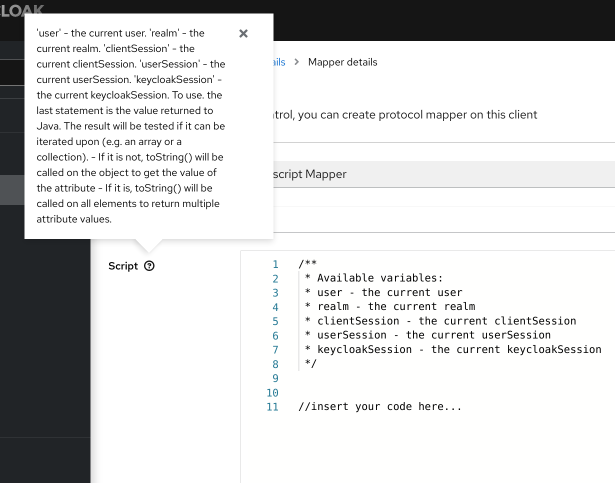 Custom Fields For Mapper Types Need Cleanup · Issue 18987 · Keycloakkeycloak · Github 
