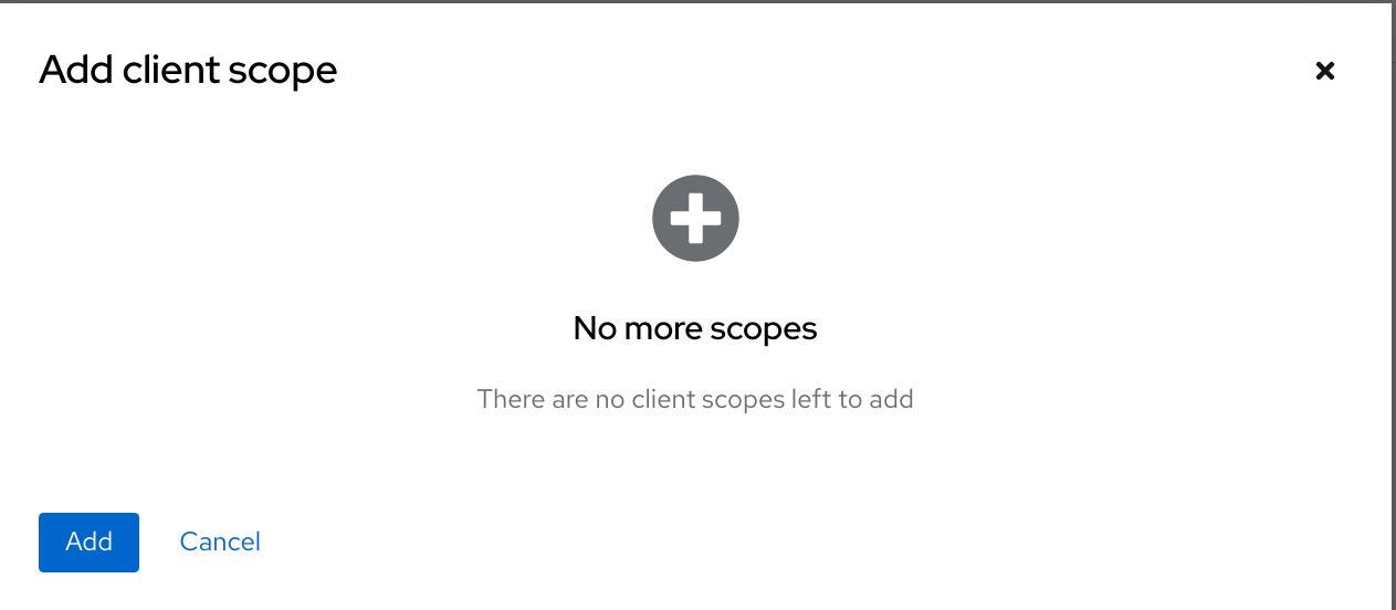 [UX Review] Client policies > configure policy > client scope: the ...