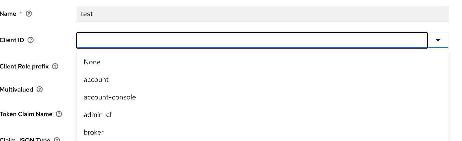 Client mapper: Client ID is not saved for a "User Client Role" mapper · Issue #17987 · keycloak ...