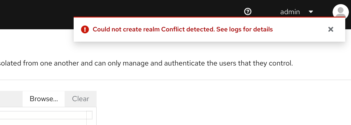Error creating realm · Issue #17635 · keycloak/keycloak · GitHub