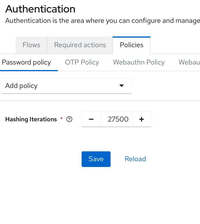 Increase the length of password hash iterations password-policy input in admin ui · Issue #20674 ...
