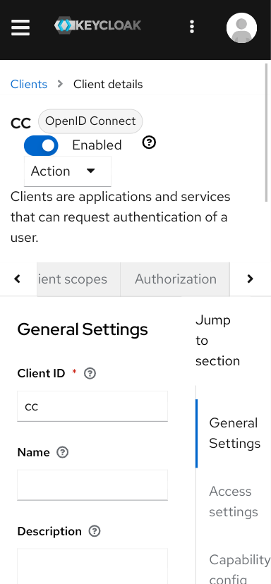 Jump links render wrong on small screens · Issue #20951 · keycloak/keycloak · GitHub