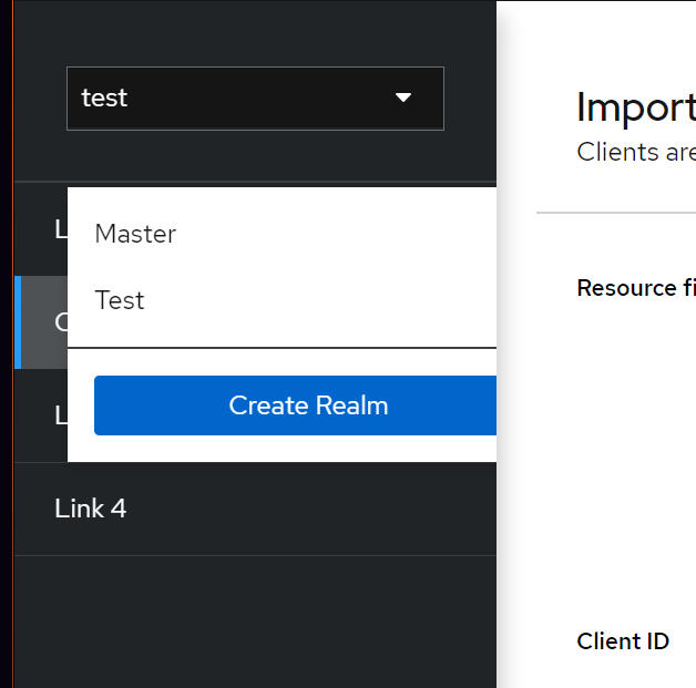 Realm selector layout is not centered · Issue #18869 · keycloak/keycloak · GitHub