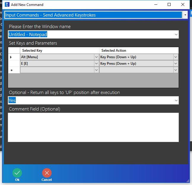 Send Advanced Keystrokes - Alt key error · Issue #135 · saucepleez/taskt · GitHub