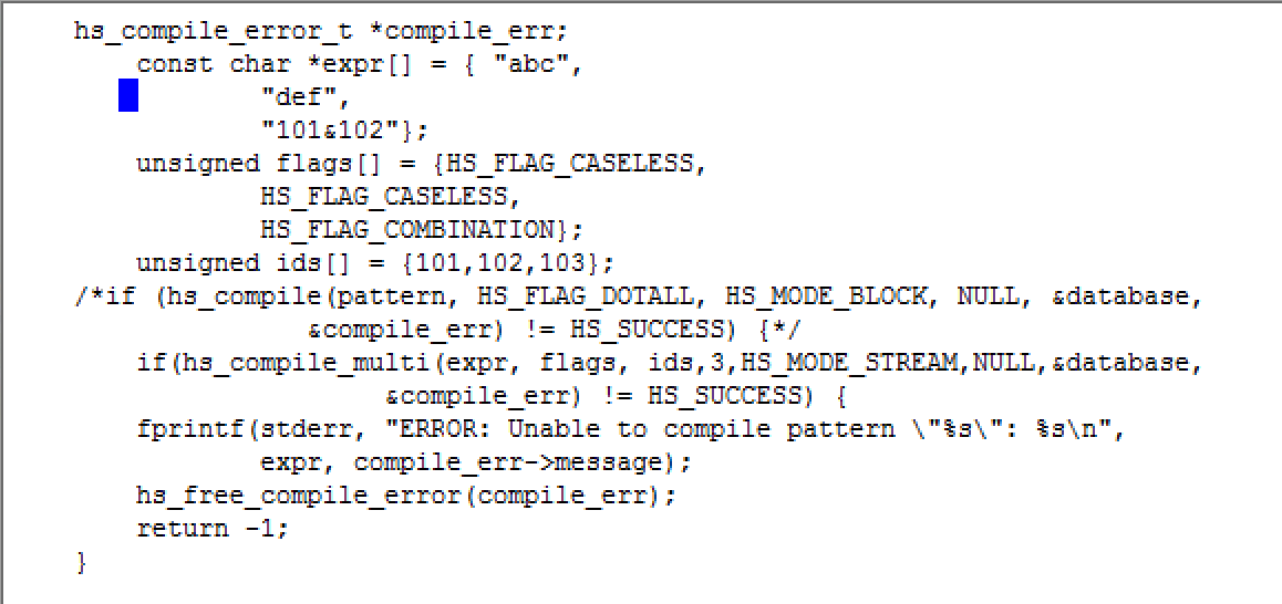 stream mode & logical combination · Issue #165 · intel/hyperscan · GitHub